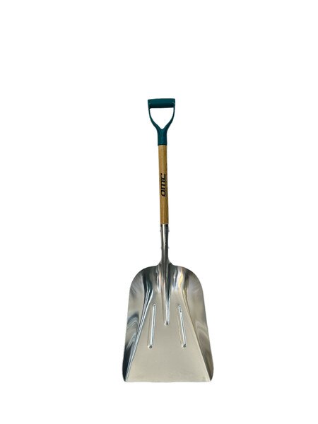 ALUMINUM GRAIN SCOOP SHOVEL WITH D-HANDLE OJSE5326 | Bolts Plus Inc.