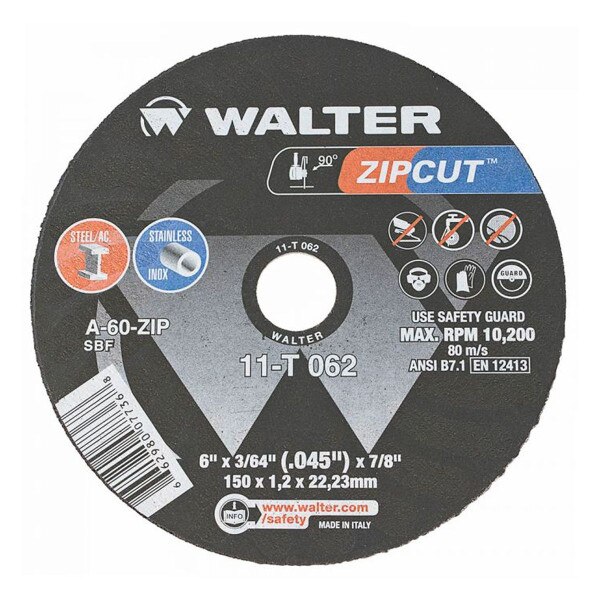 Walter T1 Zip Cut Disc | Bolts Plus Inc.