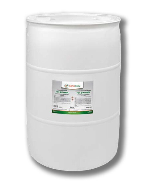 55GAL LIQUID HAND SANITIZER 70% ALCOHOL | Bolts Plus Inc.